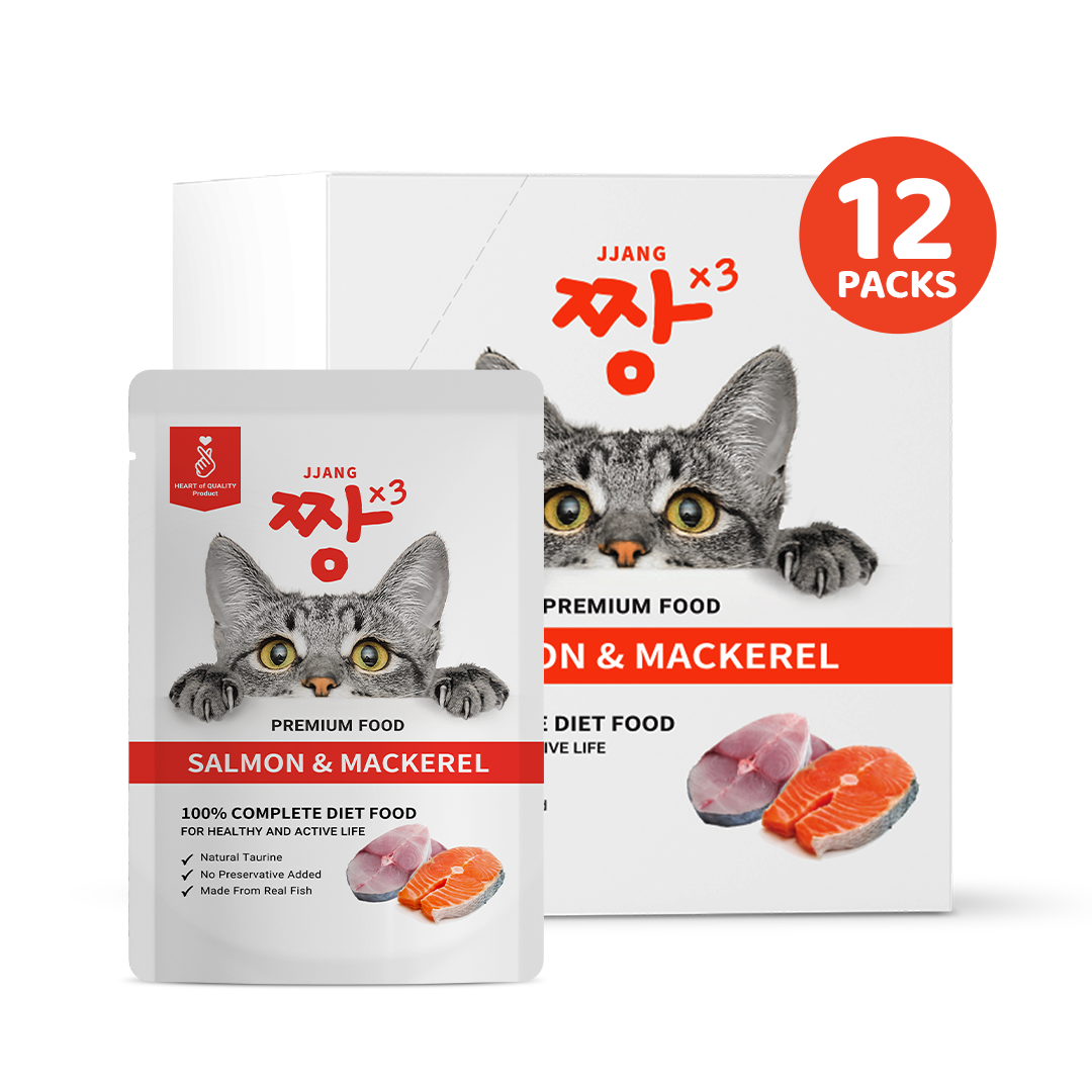 JJANGX3 70g Premium Pouch Cat Wet Food (12 packs)